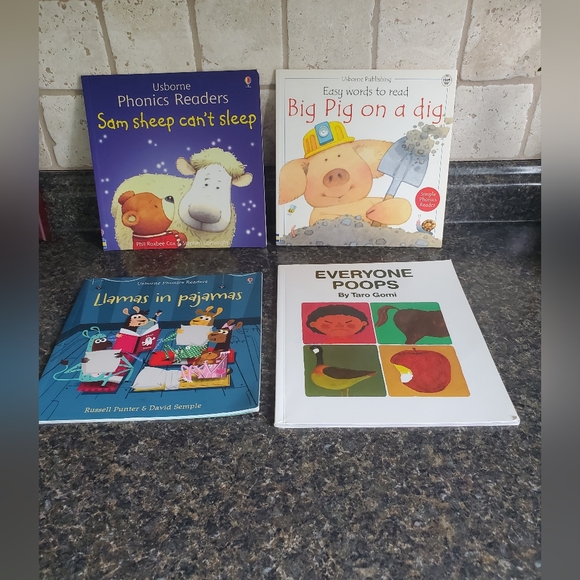 usborne | Other | Lot Of 4 Usborne Kane Miller Books Sam Sheep Big Pig ...